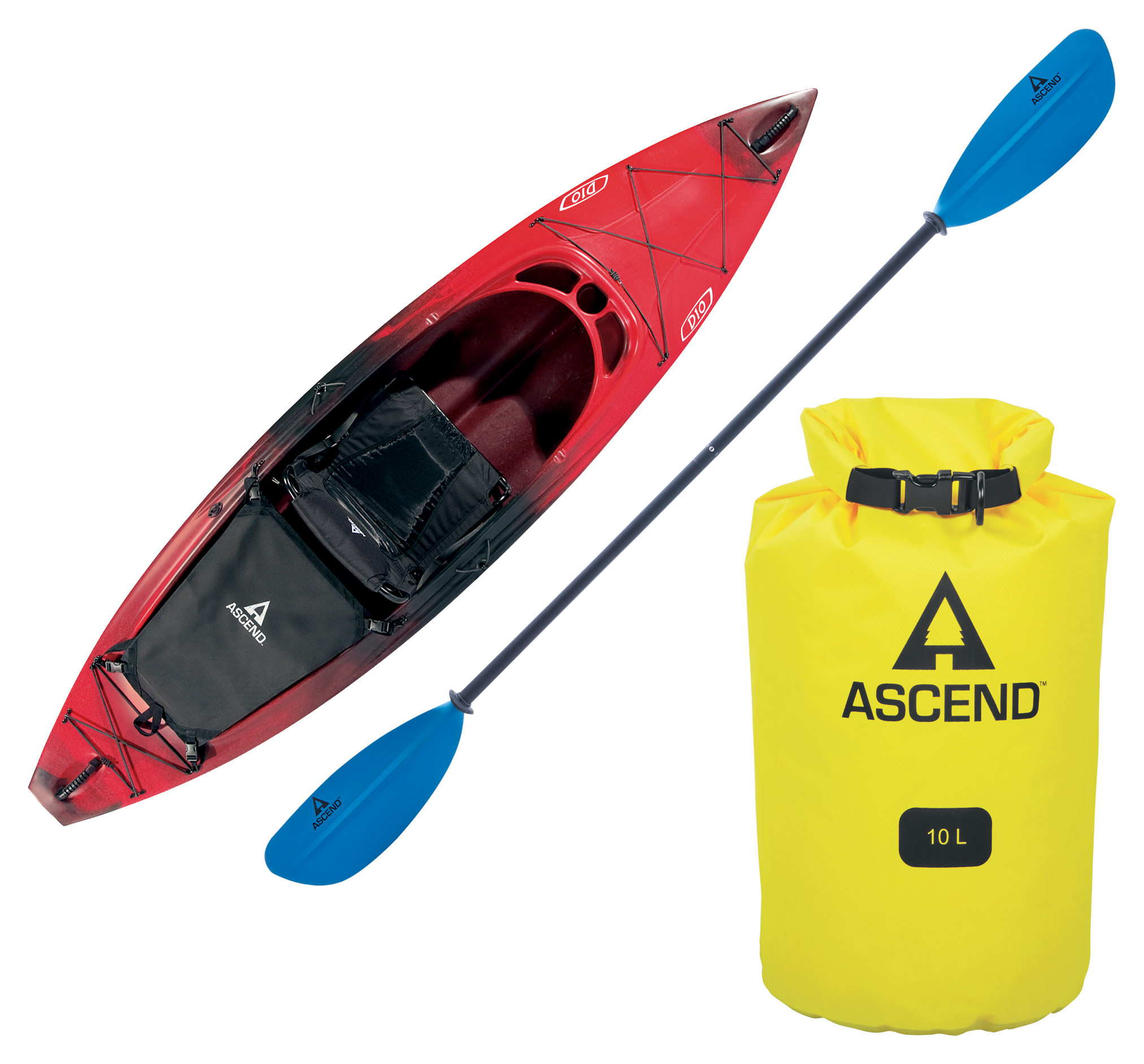 Ascend D10 Sit-In Recreational Kayak Package | Cabela's